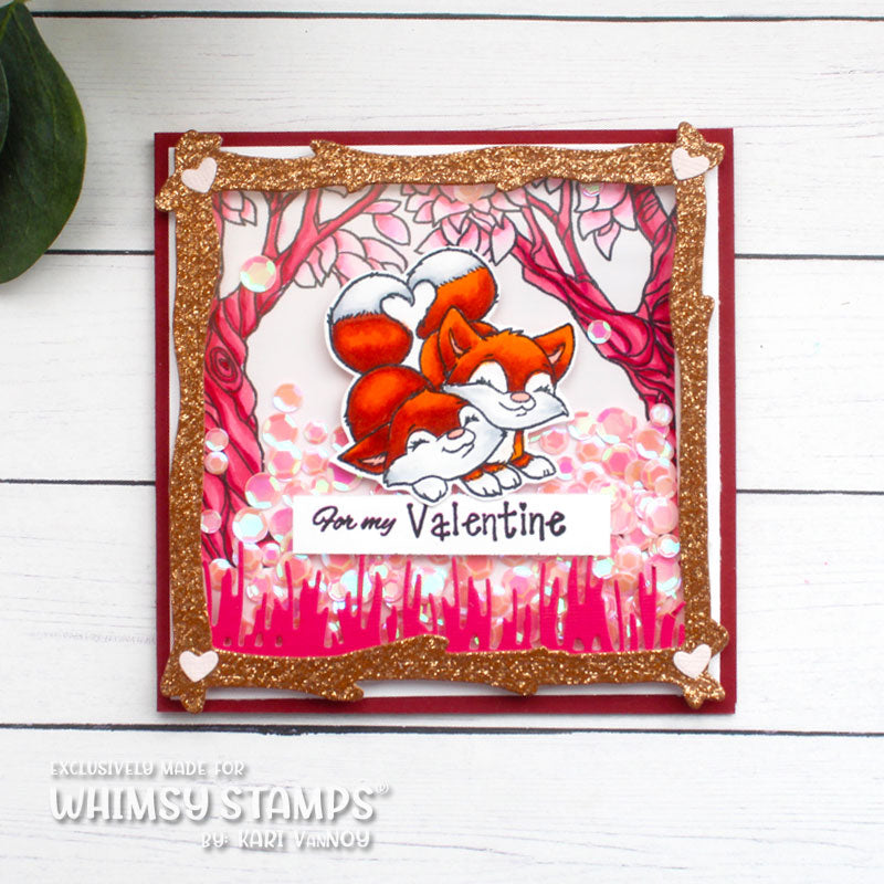 Whimsy Stamps Woodland Valentine Clear Stamps c1291a – Simon Says Stamp
