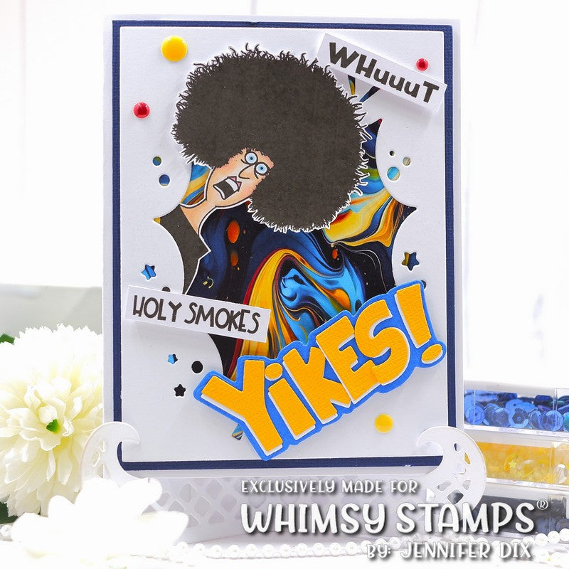 Whimsy Stamps Yikes Word Dies wsd420a – Simon Says Stamp
