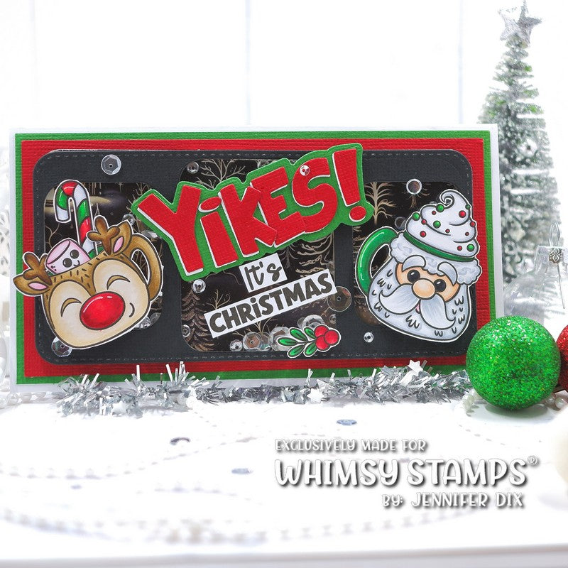Whimsy Stamps Yikes Word Dies wsd420a – Simon Says Stamp