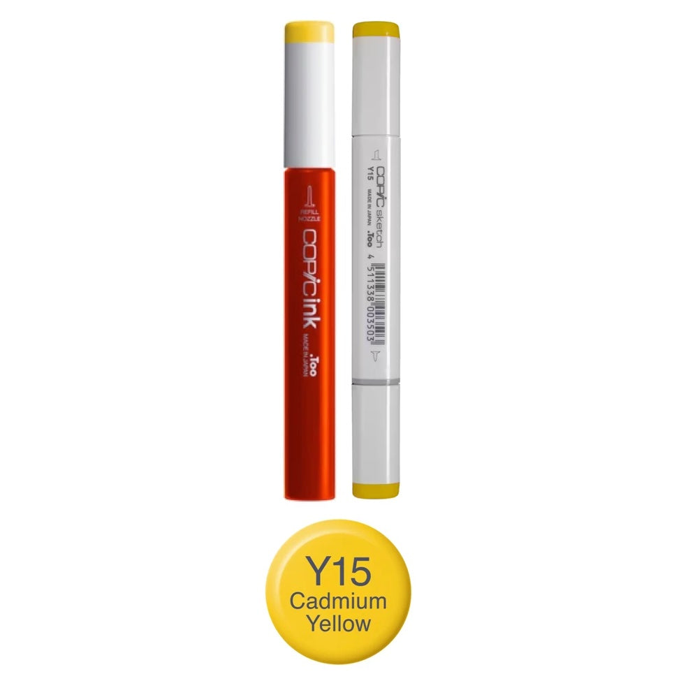 Copic Marker Cadmium Yellow Marker and Refill Bundle Y15 – Simon Says Stamp