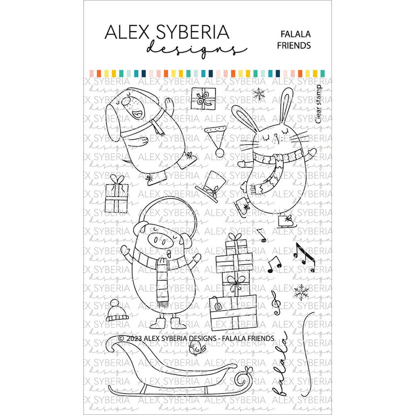 Alex Syberia Designs Falala Friends Clear Stamp Set asdsta90 – Simon ...