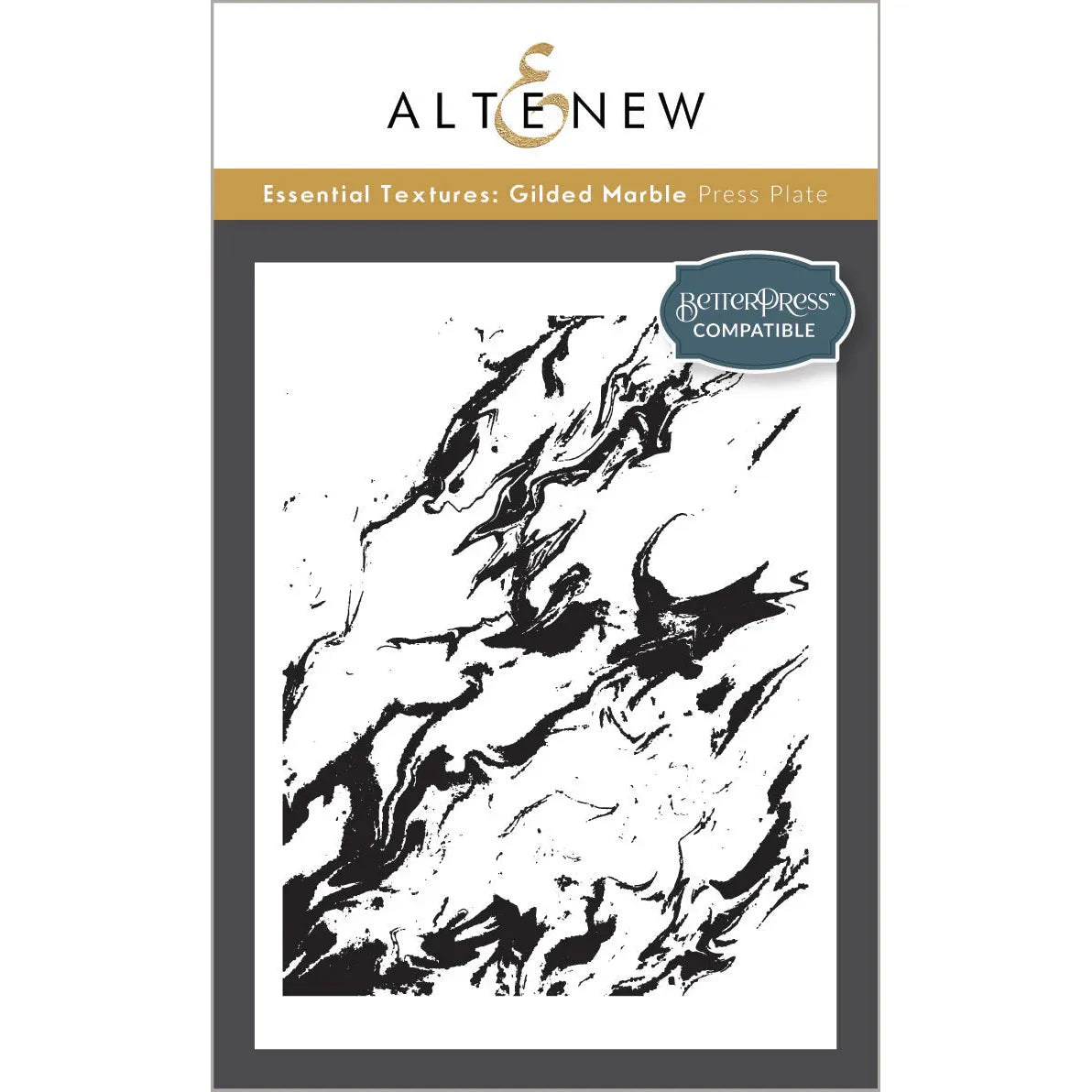 Altenew Essential Textures Gilded Marble Press Plate alt10048 – Simon ...