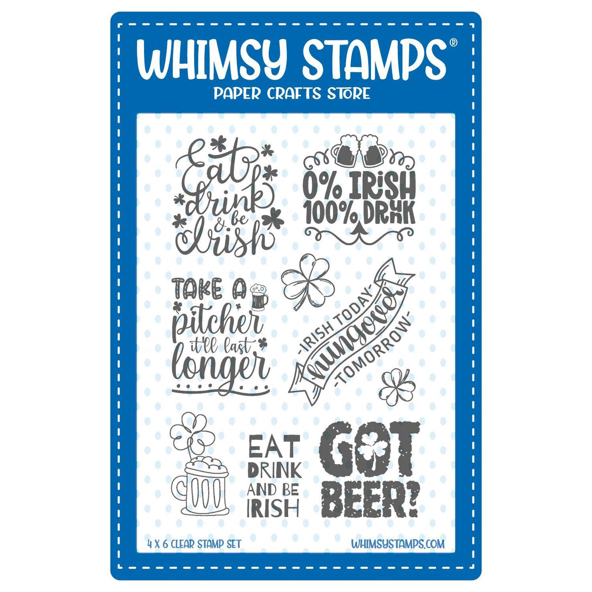 Whimsy Stamps Got Beer Clear Stamps cwsd474* – Simon Says Stamp