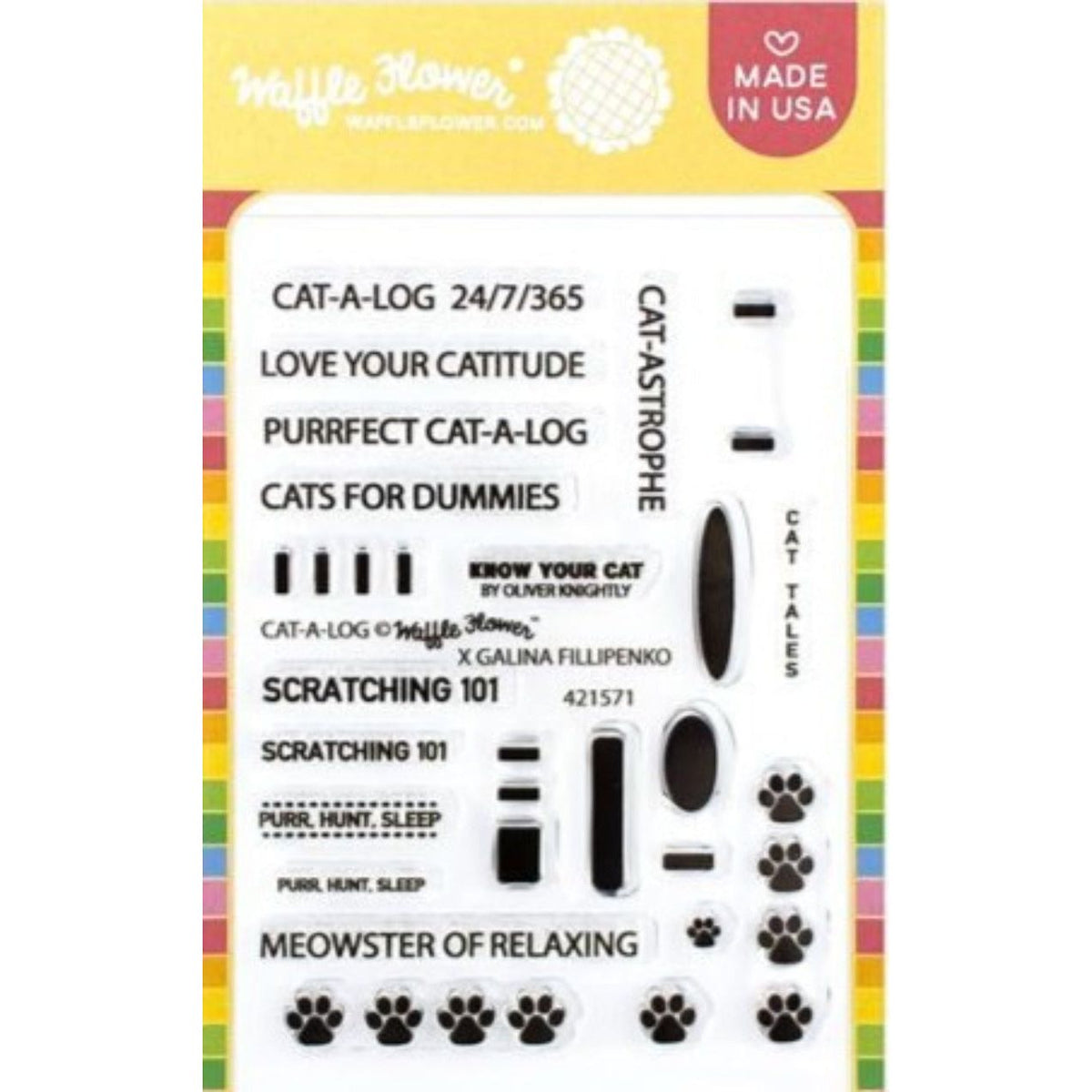 Waffle Flower Cat-a-log Clear Stamps 421571 – Simon Says Stamp
