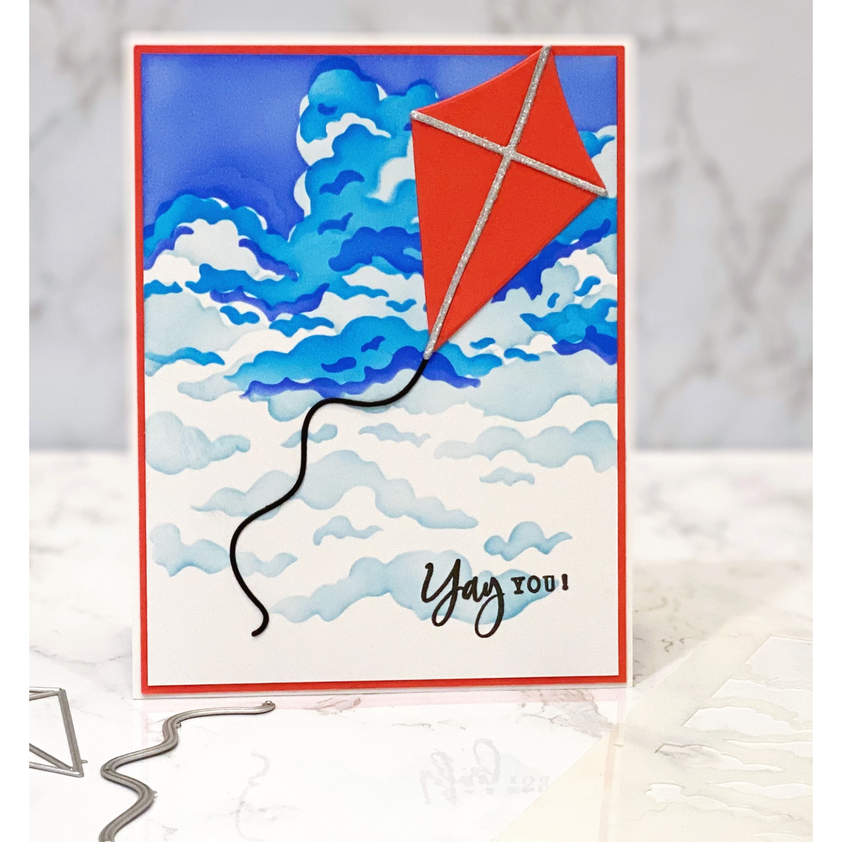 Hero Arts Color Layering Clouds Stencils Sa241 Simon Says Stamp