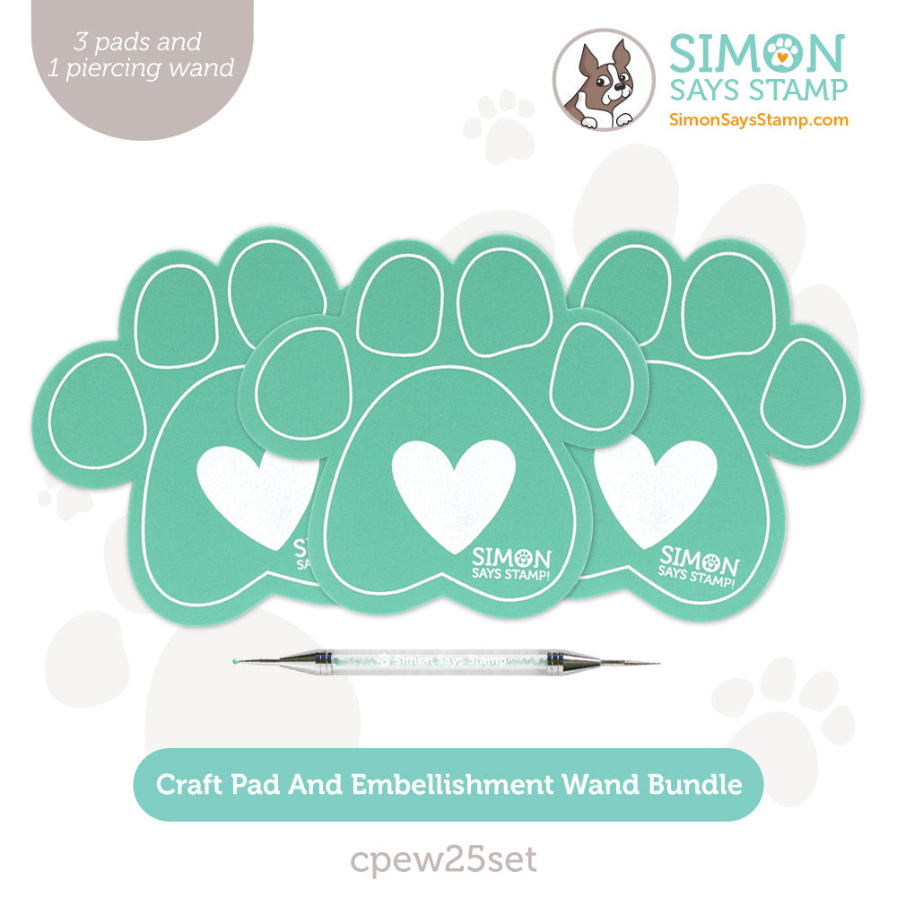 Simon Says Stamp Craft Pad And Embellishment Wand Bundle