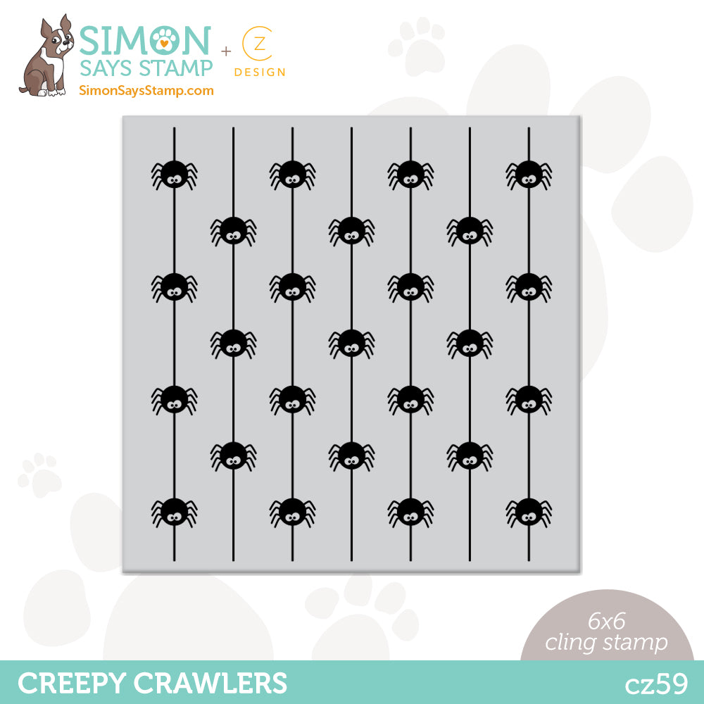 CZ Design Cling Stamp Creepy Crawlers cz59 * – Simon Says Stamp