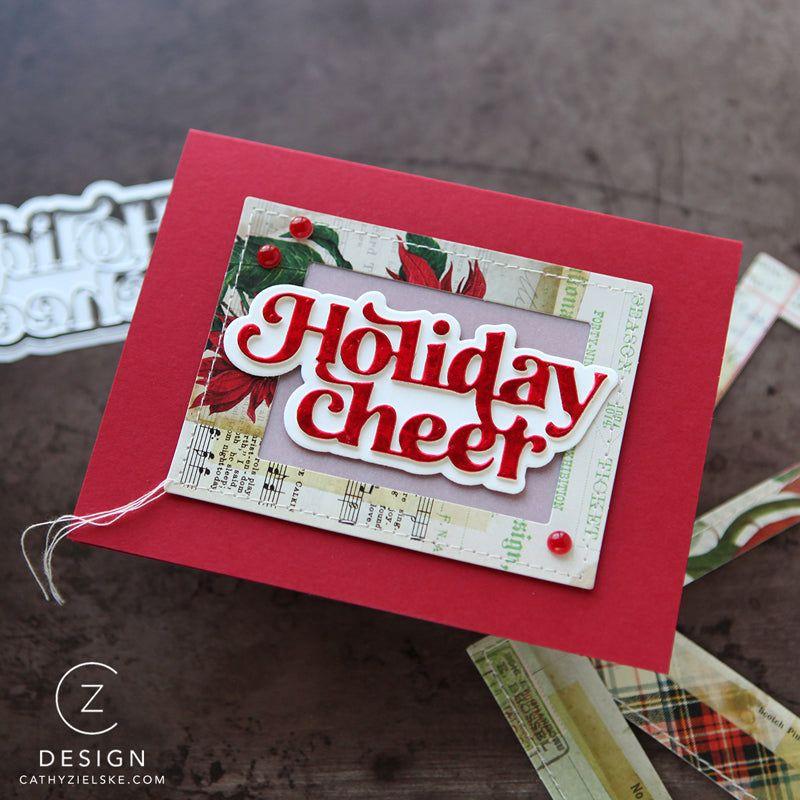 Simon Says Stamp Fancy Holiday Cheer Wafer Dies sssd112992