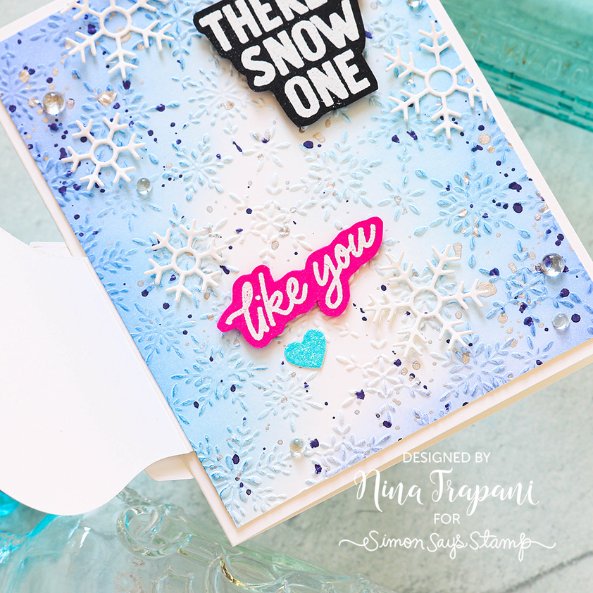 Simon Says Stamp Don't Flurry Be Happy Wafer Dies 1007sdc