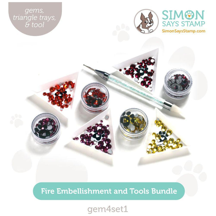 Simon Says Stamp Fire Embellishments and Tools Bundle