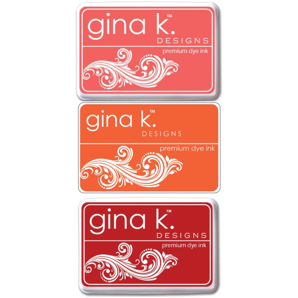 Gina K Designs Red Premium Dye Inks Gina's Favorite Color Combinations ...