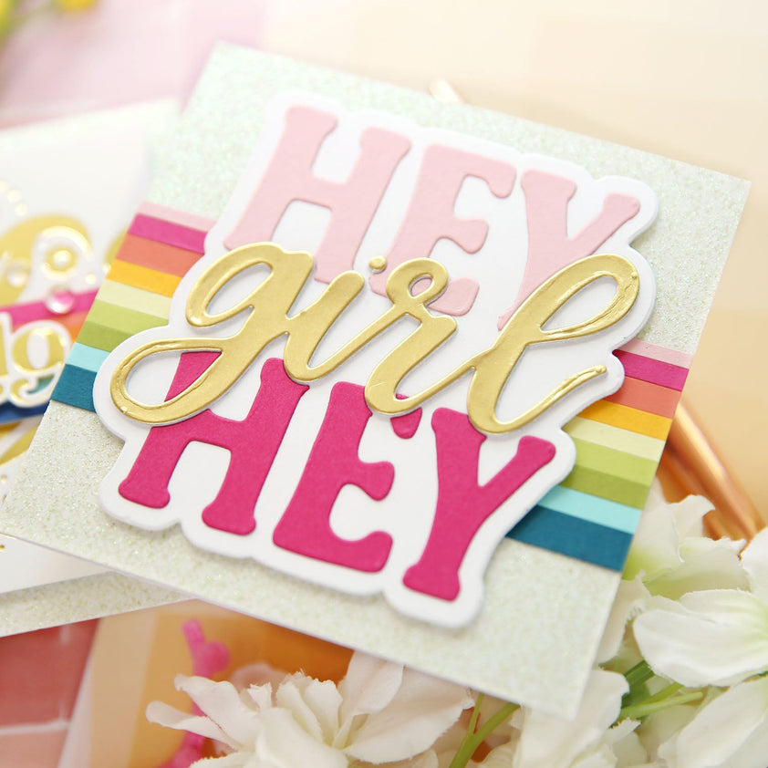 Simon Says Stamp Hey Girl Wafer Die sssd112824 Dear Friend