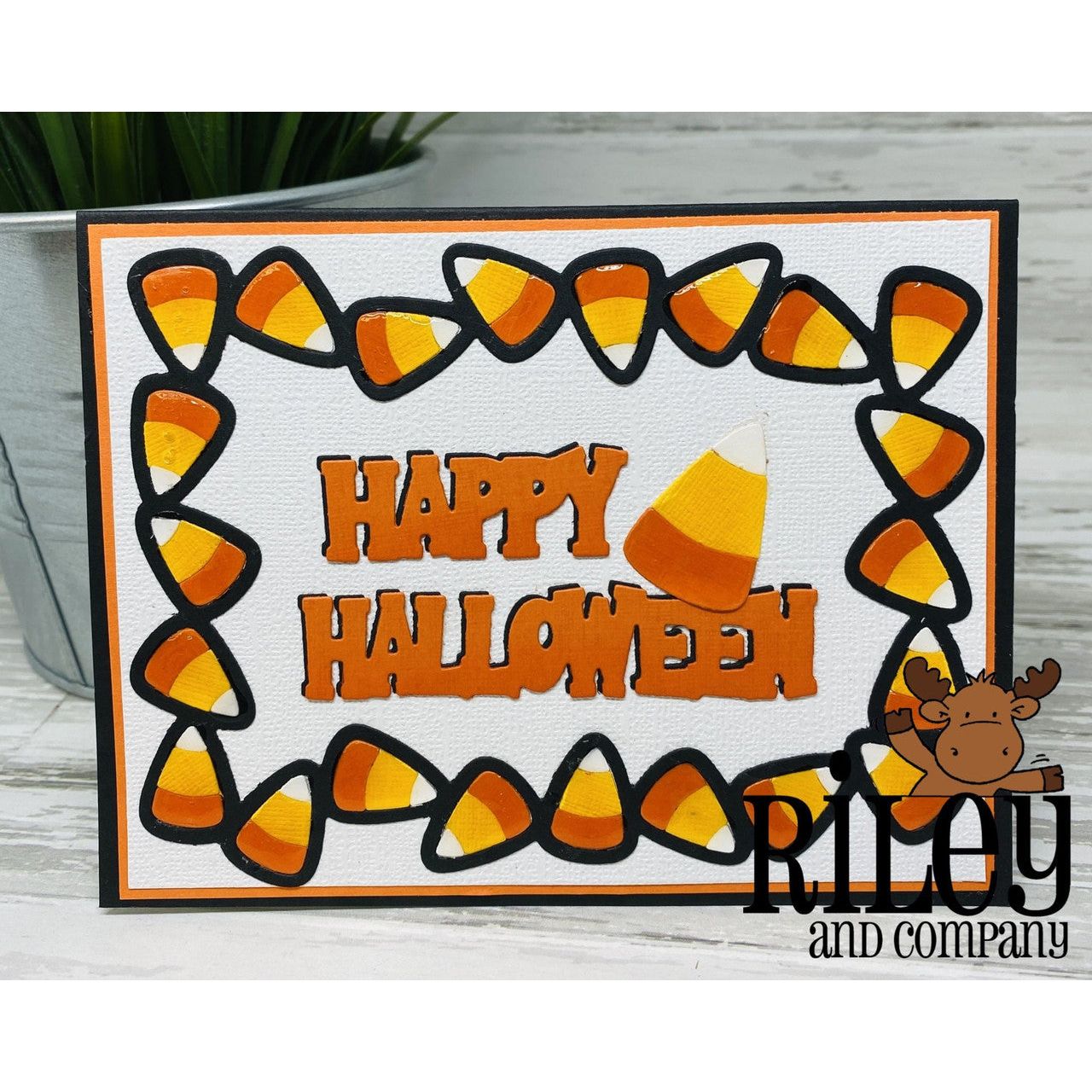 Halloween Candy Corn Borders