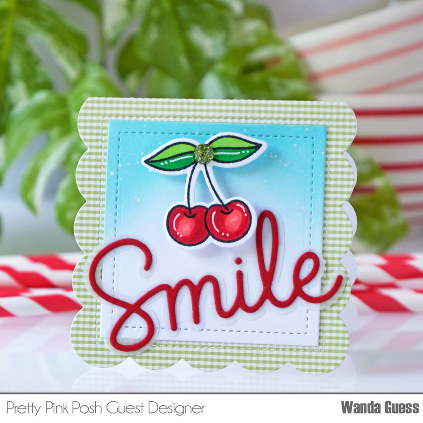 Pretty Pink Posh Mini Scallop Card Dies – Simon Says Stamp