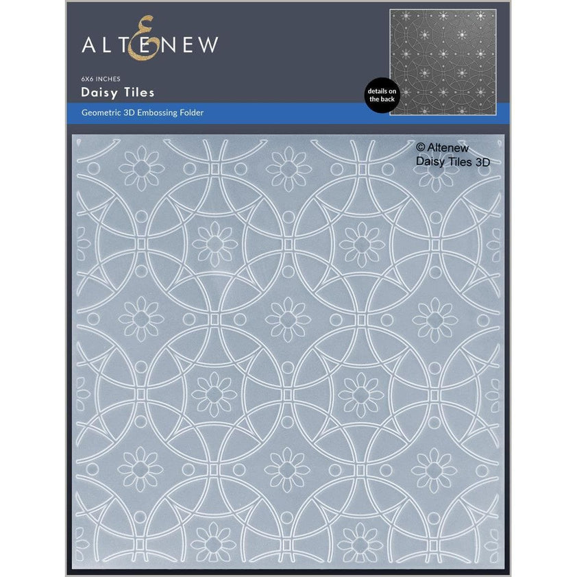 Altenew Daisy Tiles 3D Embossing Folder alt7463 – Simon Says Stamp
