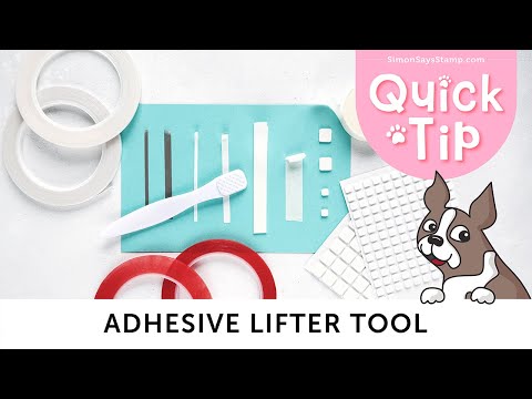 Simon Says Stamp Tool Lifts Adhesive and Liner, Burnishes and Scores s