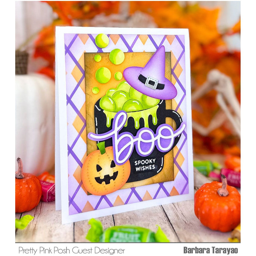 Pretty Pink Posh Large Boo Shadow Dies – Simon Says Stamp