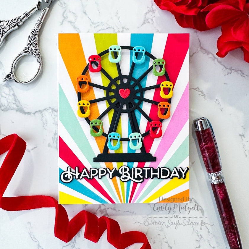 Simon Says Stamp Ferris Wheel Wafer Dies 1451sd
