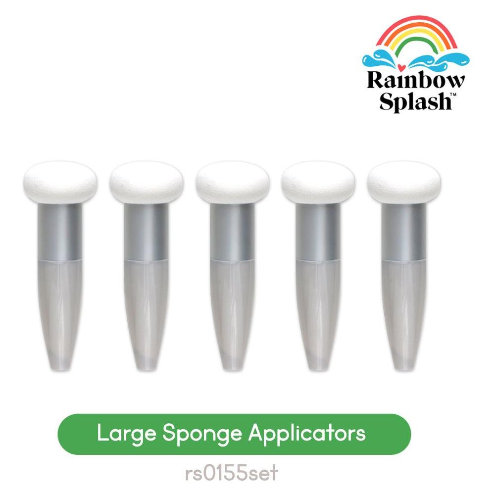 Rainbow Splash Large Sponge Applicators Bundle of 5 rs0155set – Simon ...
