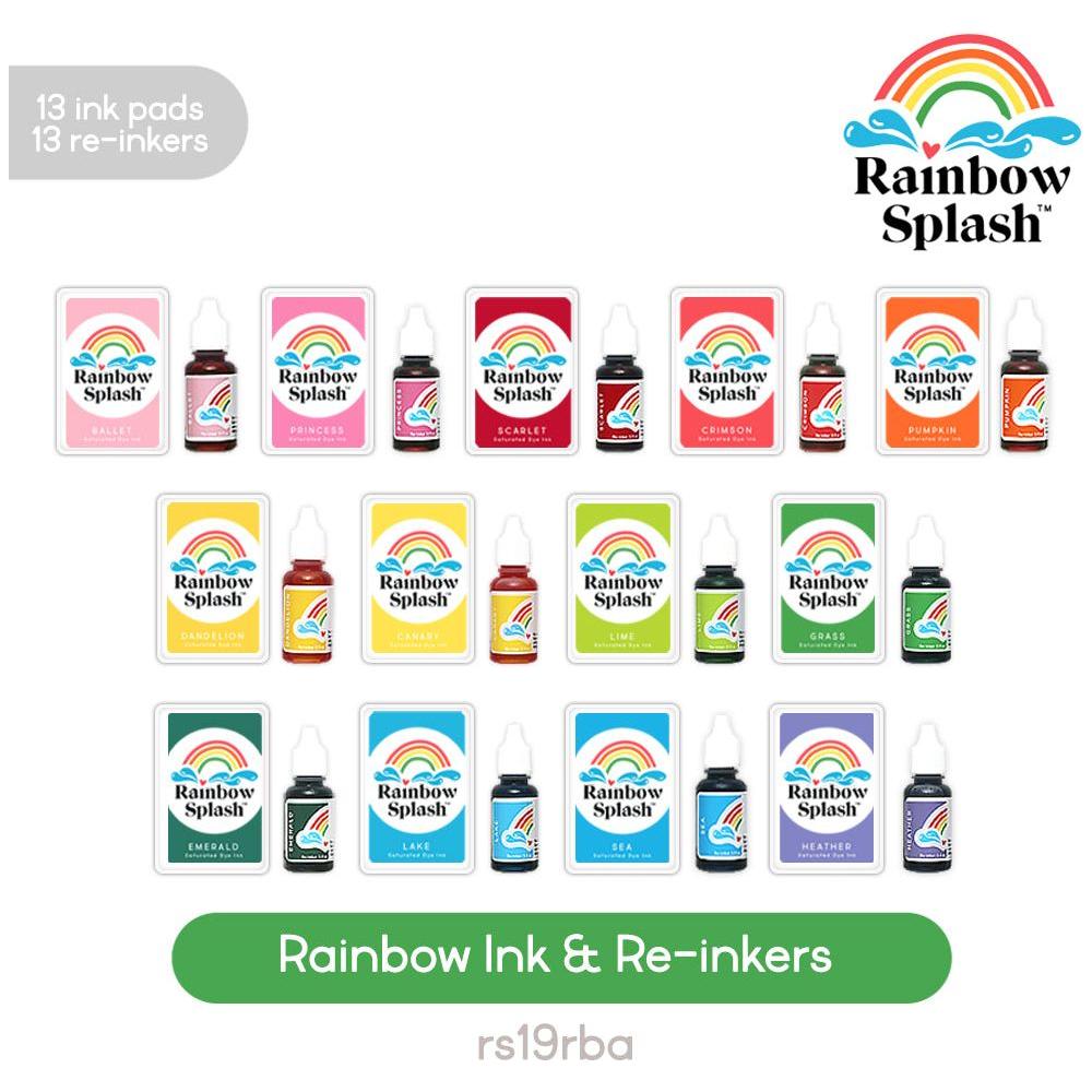Rainbow Splash Inks and Re-inkers Rainbow Pack rs19rba Splendor – Simon ...