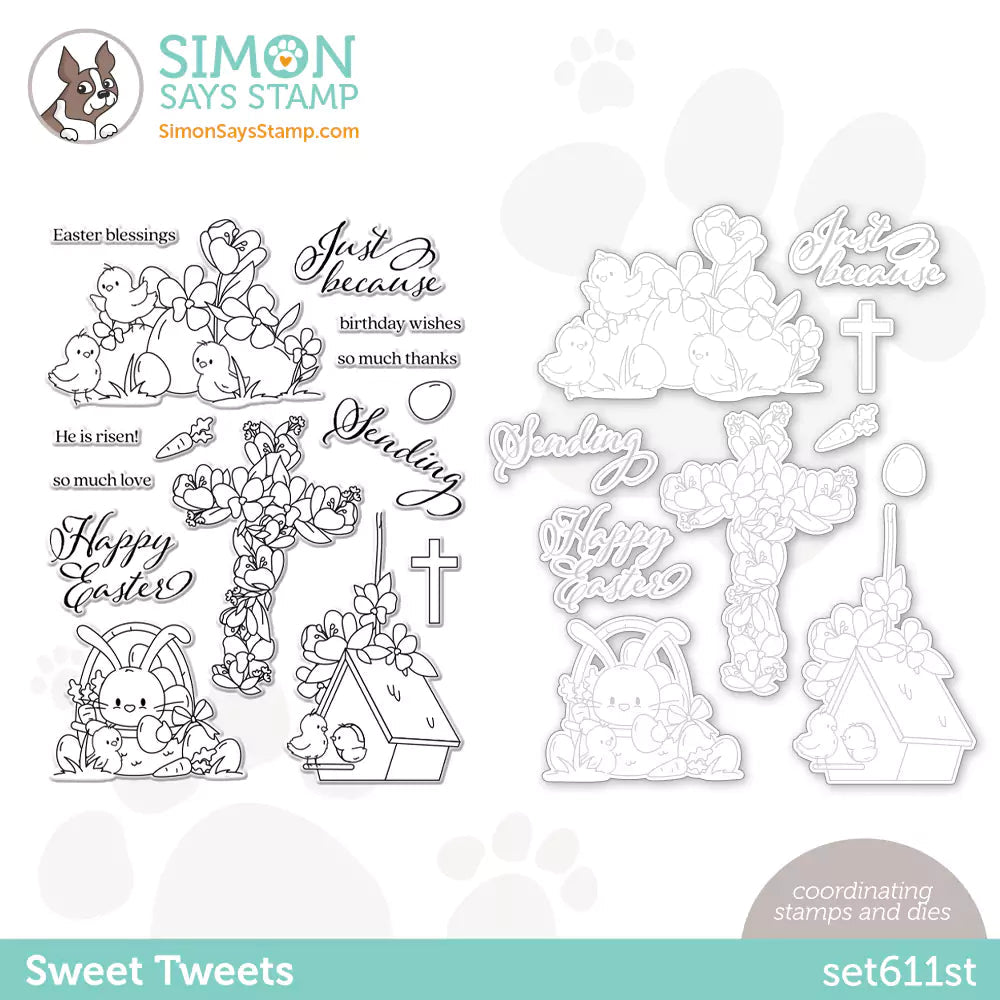 Simon Says Stamps and Dies Easter Sweet Tweets