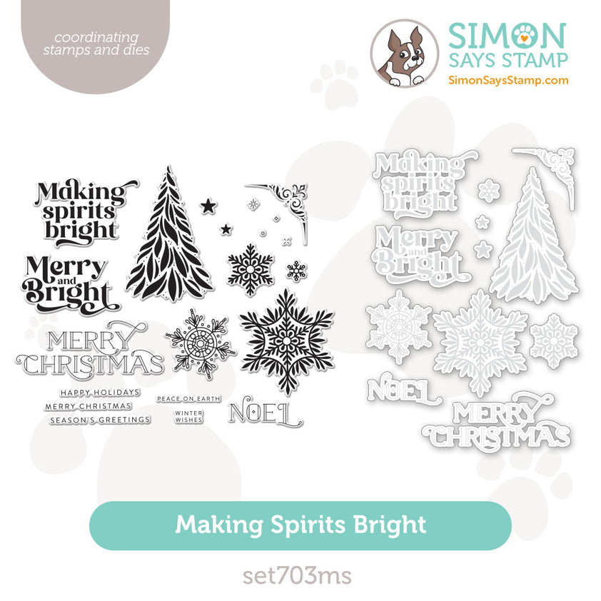 Simon Says Stamps And Dies Making Spirits Bright set703ms