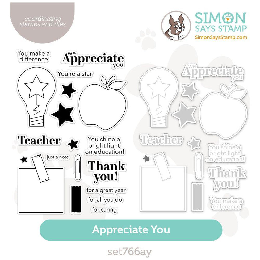 Simon Says Stamps and Dies Appreciate You set766ay Celebrate