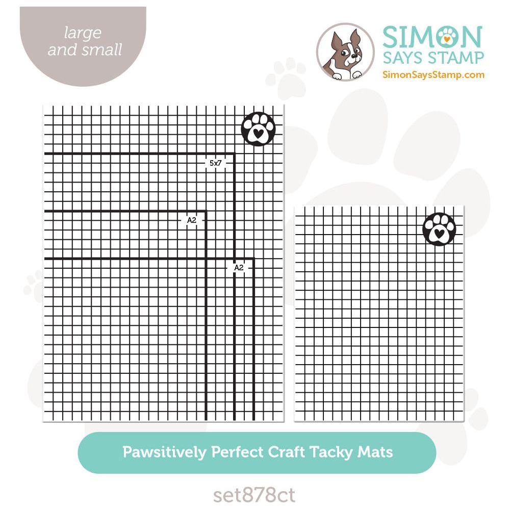 Simon Says Stamp Pawsitively Perfect Craft Tacky Mat Bundle set878ct S