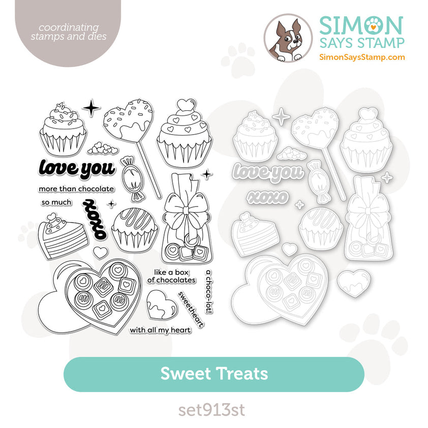 Simon Says Stamps and Dies Sweet Treats set913st To Be Loved