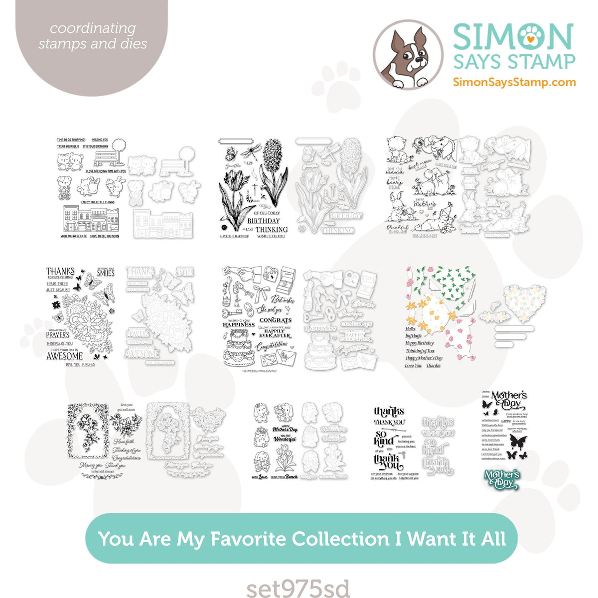 Simon Says Stamp You Are My Favorite Collection I Want It All Stamps a