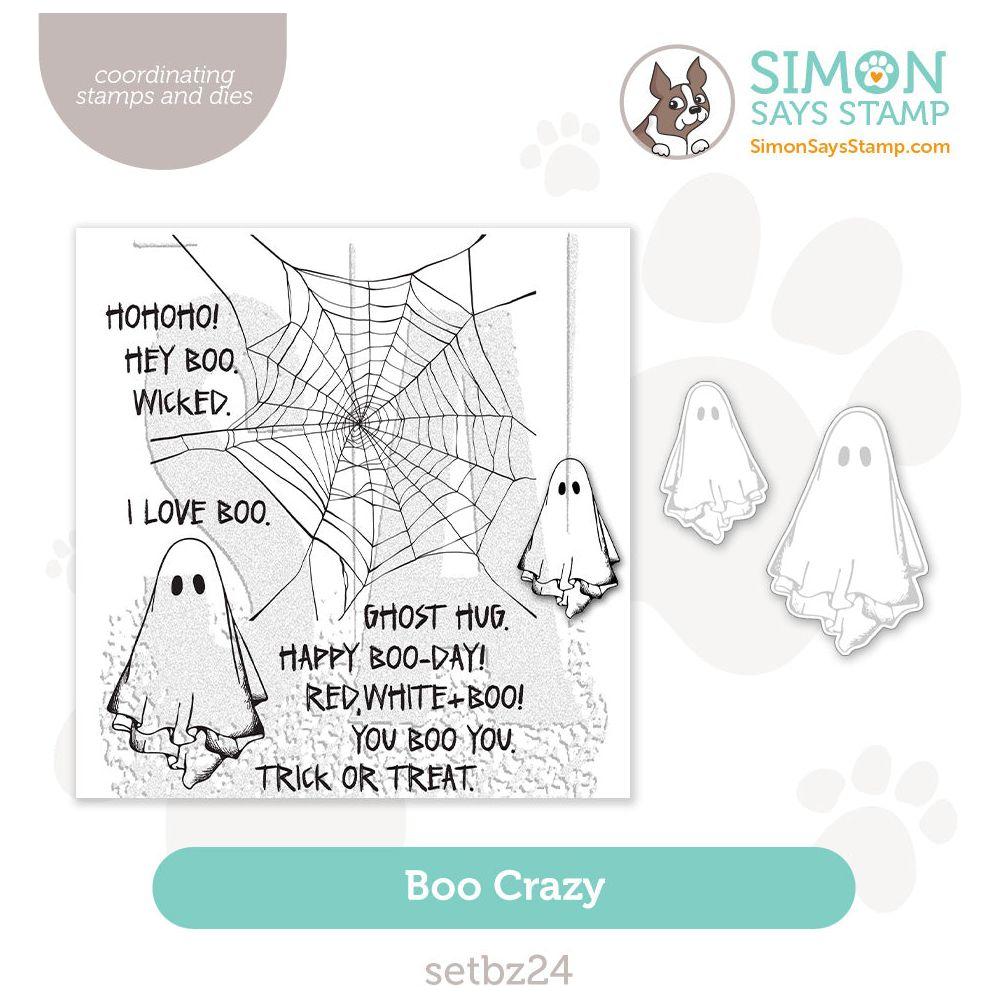 Tim Holtz Boo Crazy Stamps with Simon Says Stamp Dies Bundle setbz24