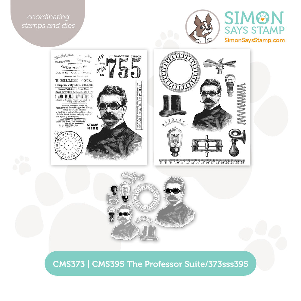 Tim Holtz The Professor and The Professor 2 Stamps with Simon Says Sta ...