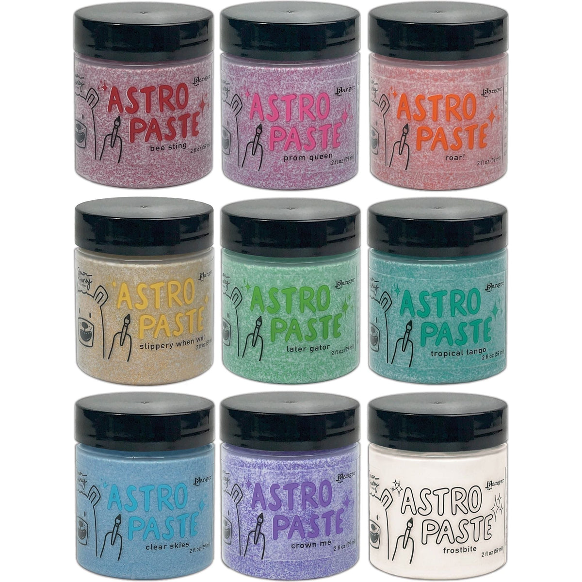 Ranger Simon Hurley Astro Paste Bundle of 9 – Simon Says Stamp