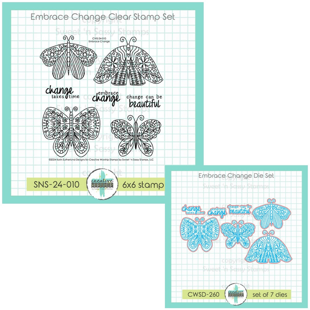 Creative Worship Embrace Change Stamps And Dies Bundle – Simon Says Stamp