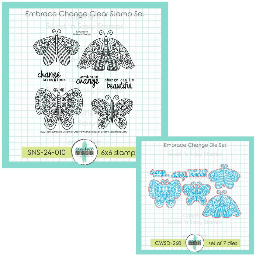 Creative Worship Embrace Change Stamps And Dies Bundle – Simon Says Stamp