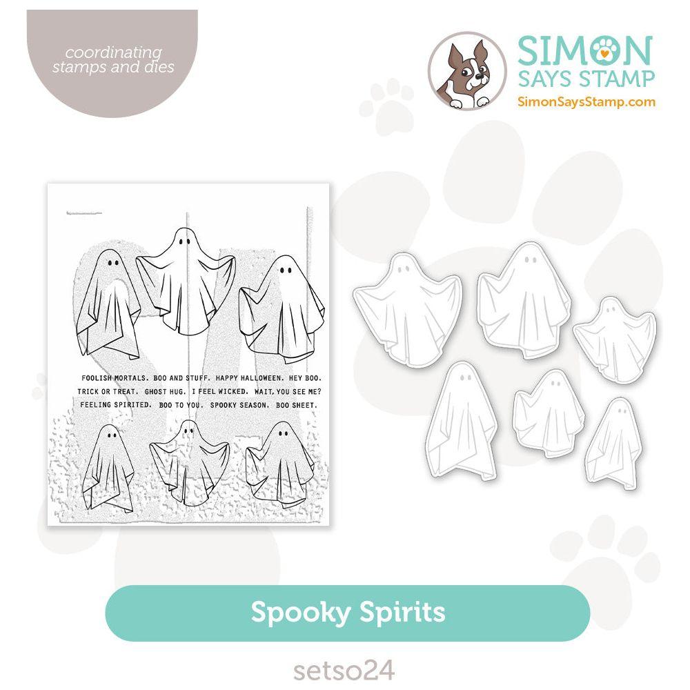 Tim Holtz Spooky Spirits Stamps with Simon Says Stamp Dies Bundle sets