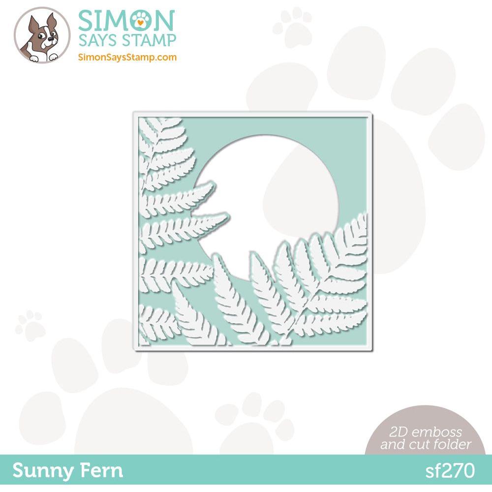Simon Says Stamp Emboss And Cut Folder Sunny Fern sf270