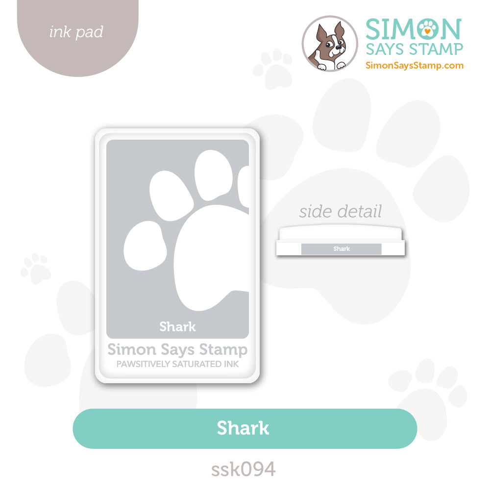 Simon Says Stamp Pawsitively Saturated Ink Pad Shark ssk094 Sugar and