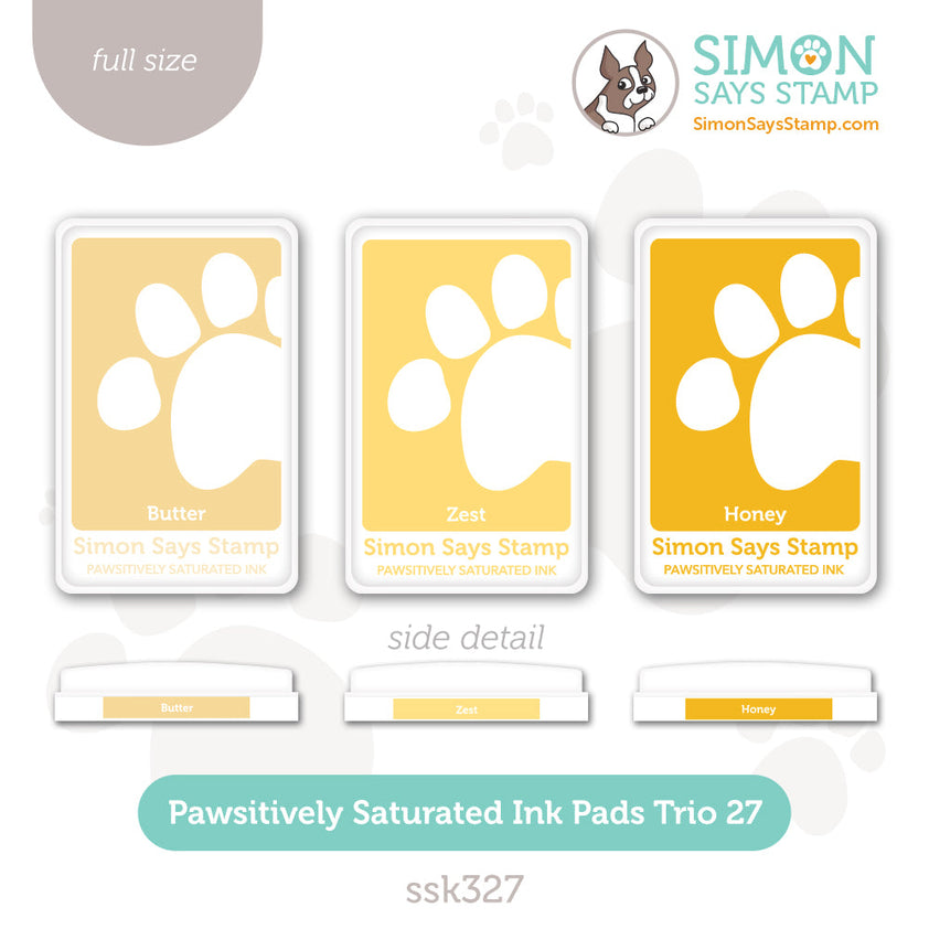 Simon Says Stamp Pawsitively Saturated Ink Trio 27 Splendor