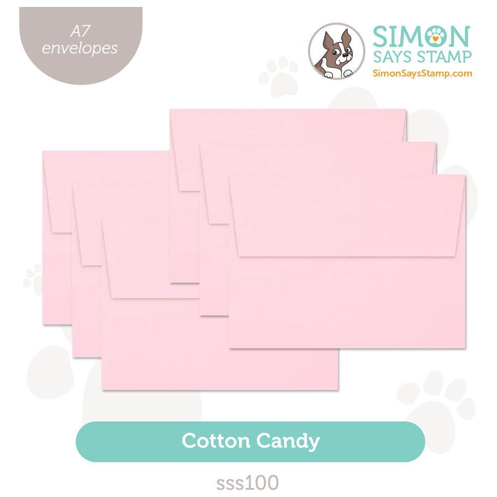 Simon Says Stamp Envelopes A7 Cotton Candy sss100