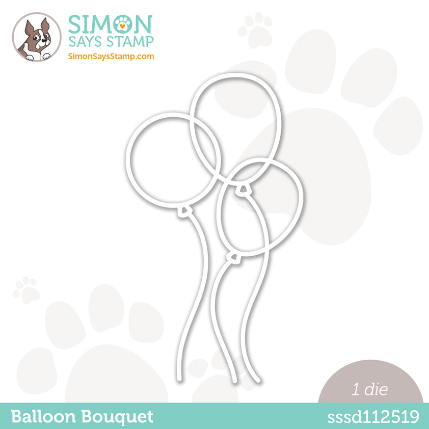 Simon Says Stamp BALLOON BOUQUET Wafer Die sssd112519