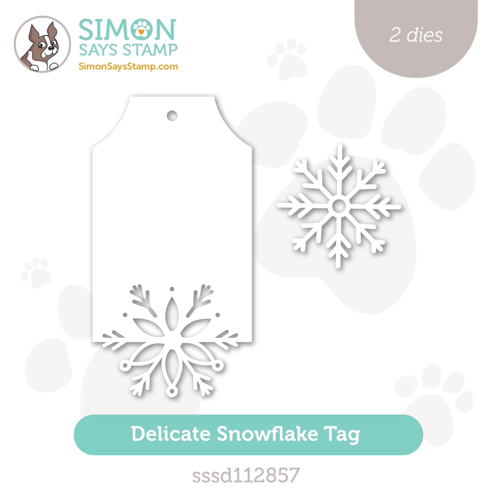 Simon Says Stamp Delicate Snowflake Tag Wafer Die sssd112857