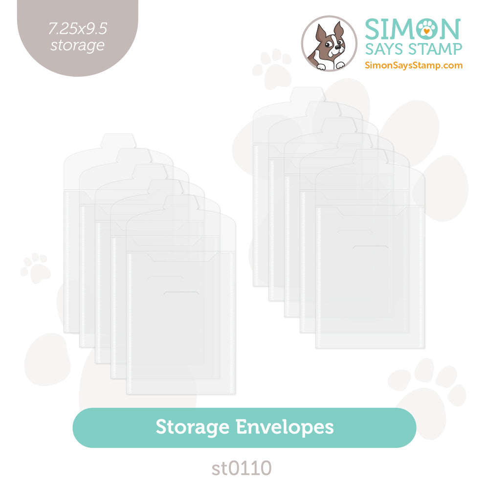 Simon Says Stamp Storage Envelopes 10 pack st0110 Be Creative