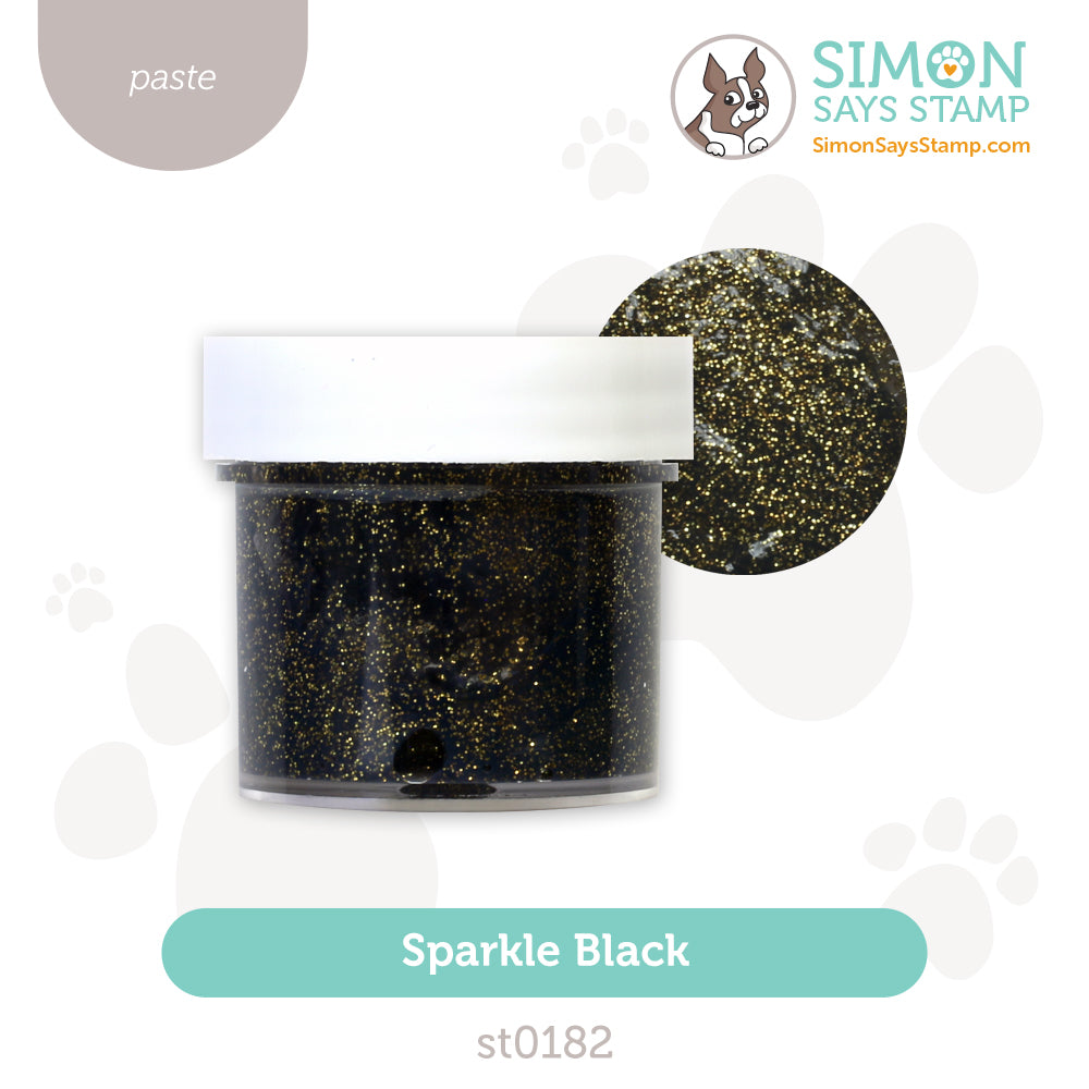 Simon Says Stamp Sparkle Paste Black st0182 Sugar and Spice