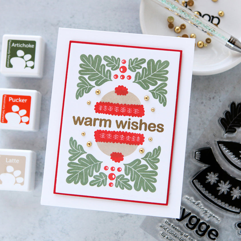 CZ Design Clear Stamps Warmest Wishes cz287c – Simon Says Stamp