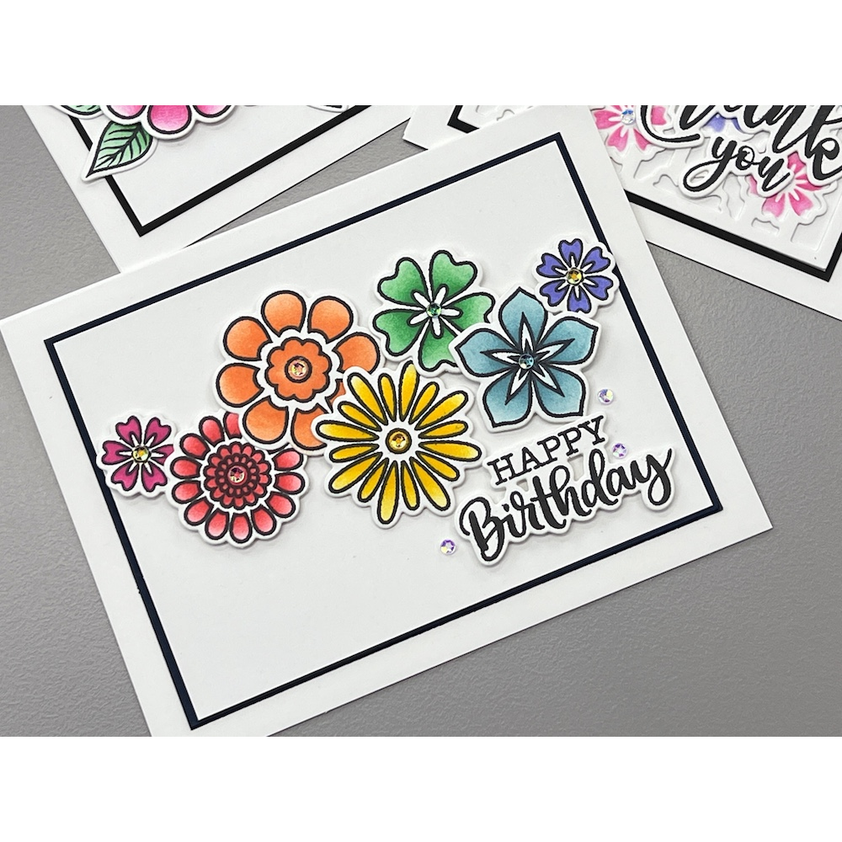 Gina K Designs Simon Says Clear Stamps Bold Summer Blooms 2242ssc ...