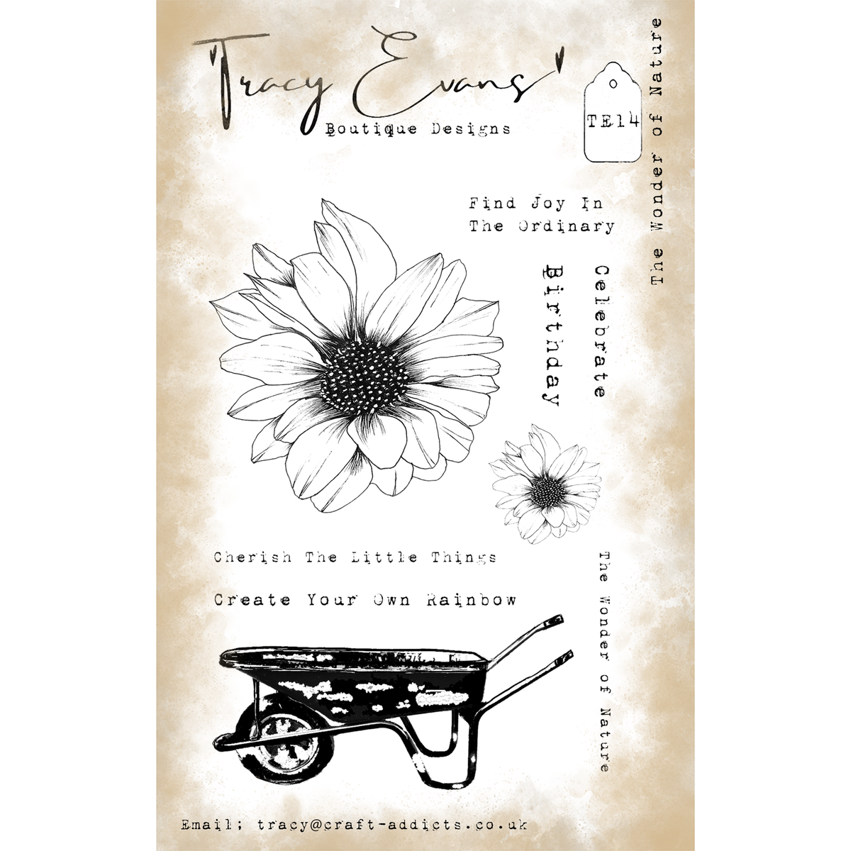 Tracy Evans Boutique Designs The Wonder of Nature A6 Clear Stamps te14 ...