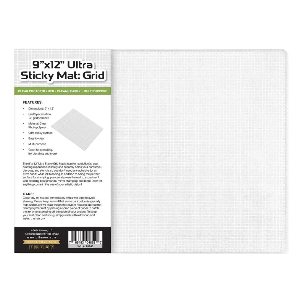 Altenew 9 x 12 inch Ultra Sticky Mat Grid alt8942 – Simon Says Stamp