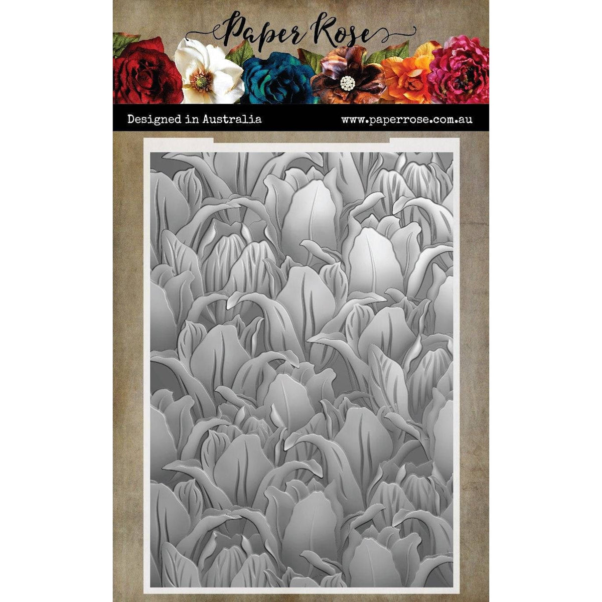 Paper Rose TULIPS 3D Embossing Folder 20375 – Simon Says Stamp