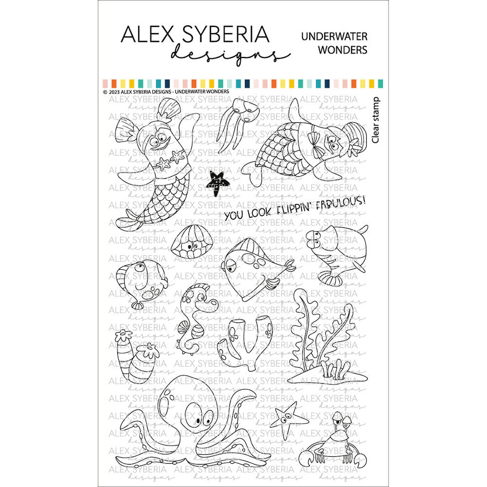 Alex Syberia Designs Underwater Wonders Stamp Set asdsta79 – Simon Says ...